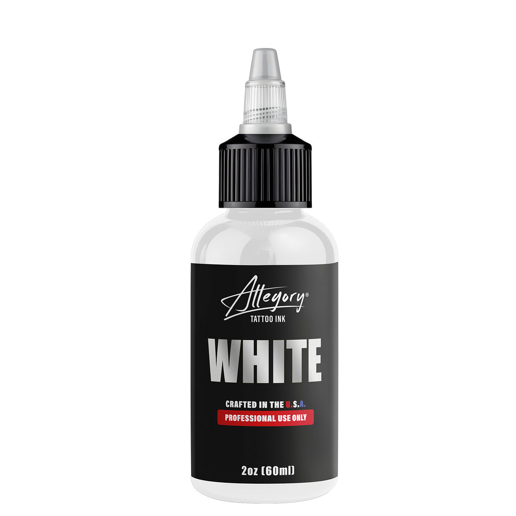 Allegory Tattoo Ink - White - Best for Mixing, Shading, and Highlights