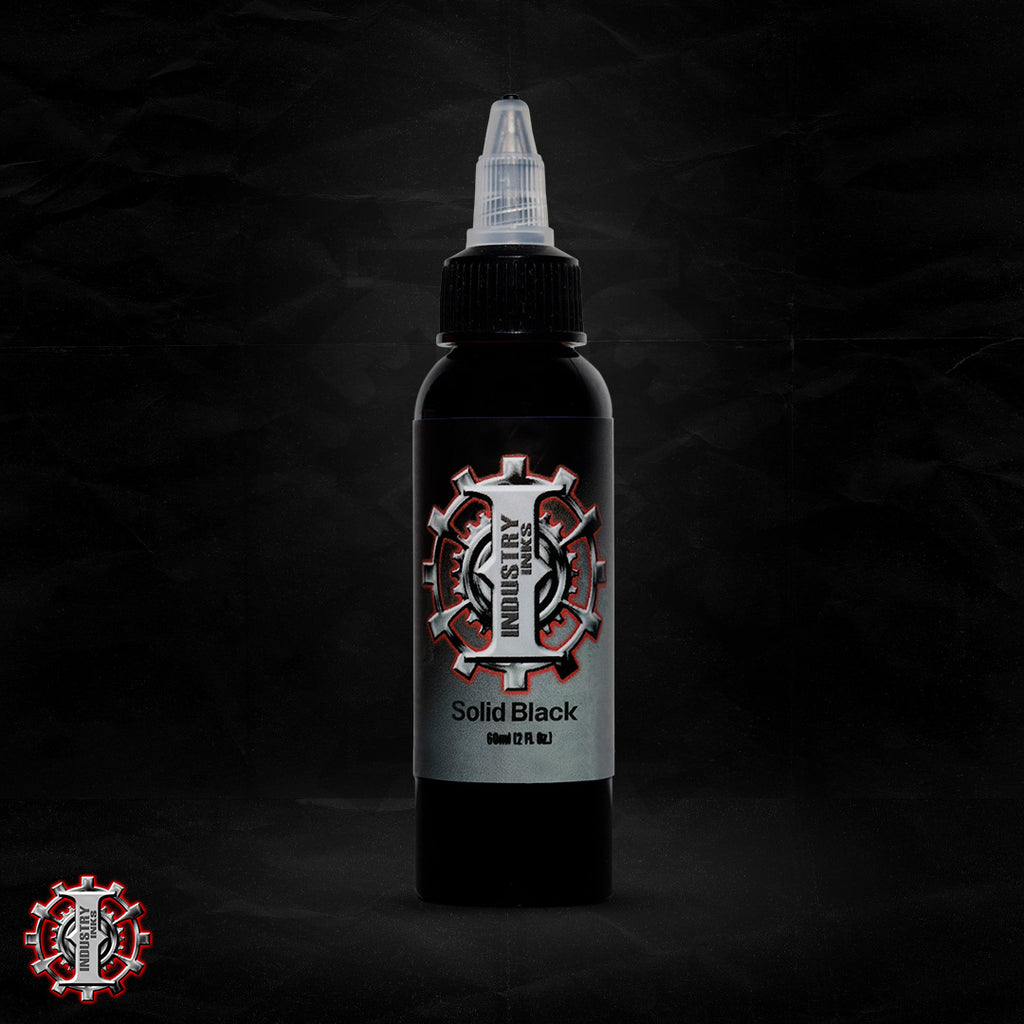 Industry Inks - Solid Black Tattoo Ink