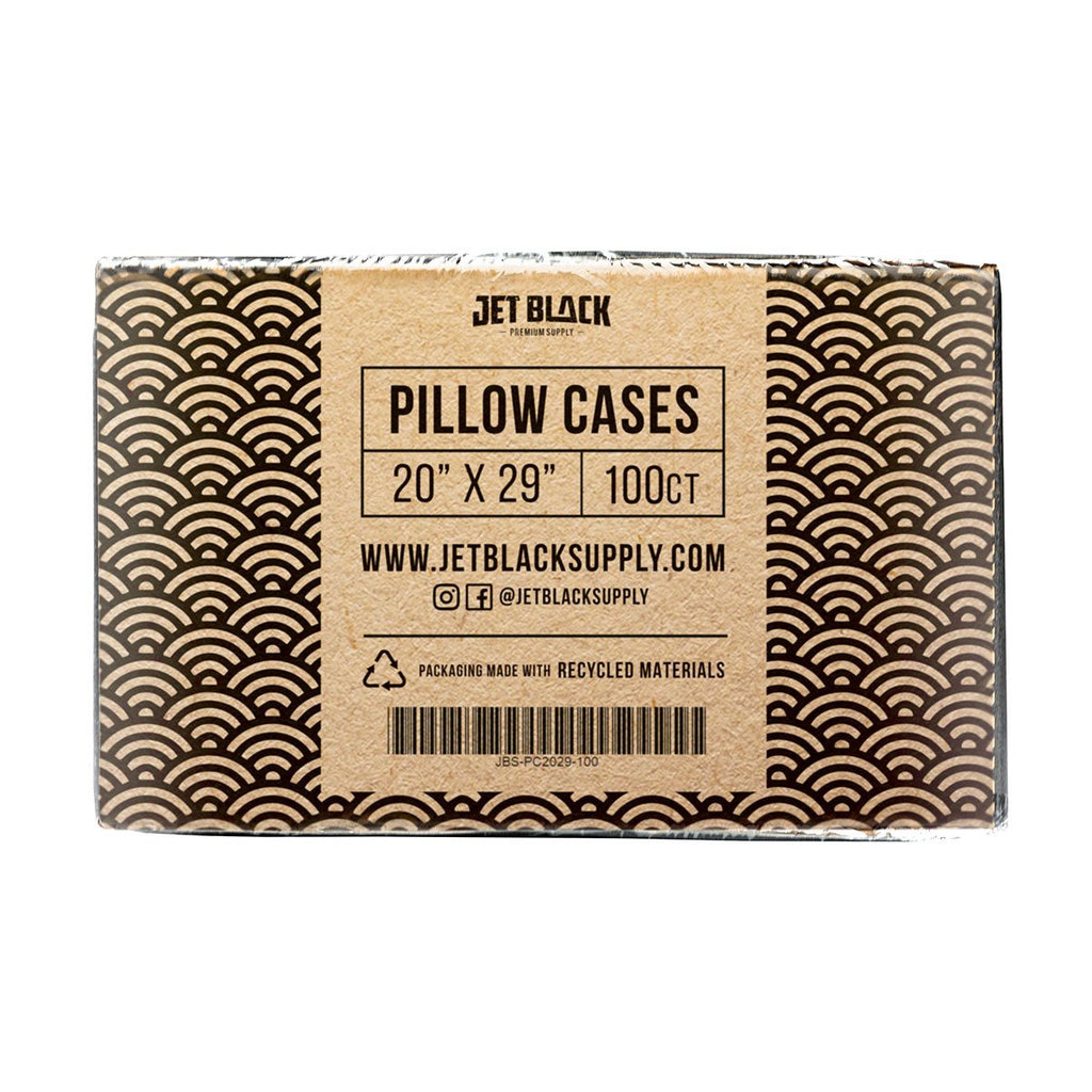 Enhance Tattoo Comfort with Jet Black Disposable Pillow Cases