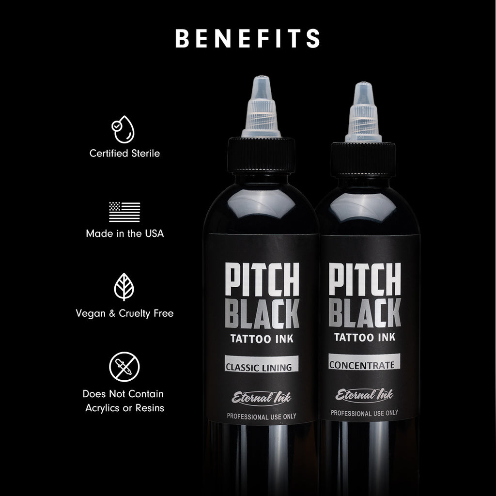 Pitch Black Concentrate by Eternal Ink | TATSoul