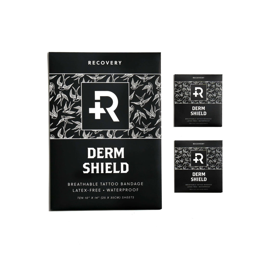 Recovery Derm Shield for Tattoos - 10 Pack Sheets