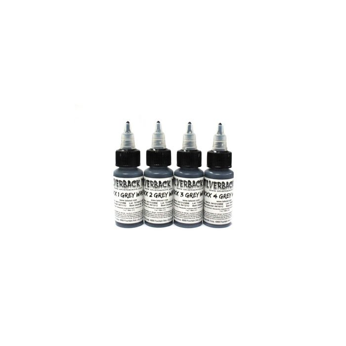 Silverback Ink - 666 - Dark Grey Wash Set - 1 oz