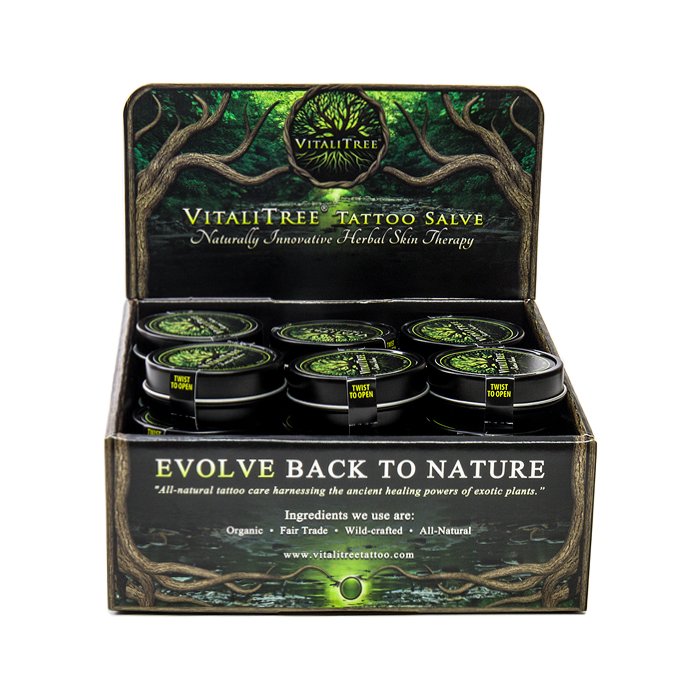 VitaliTree - Tattoo Salve - Small .75 oz - 24 Case